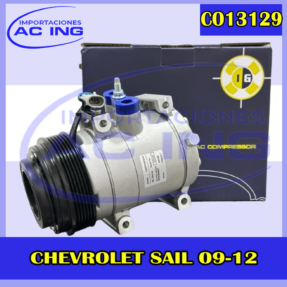 COMPRESOR CHEVROLET SAIL 09-12 REF CO13129 – IMPORTACIONES AC ING