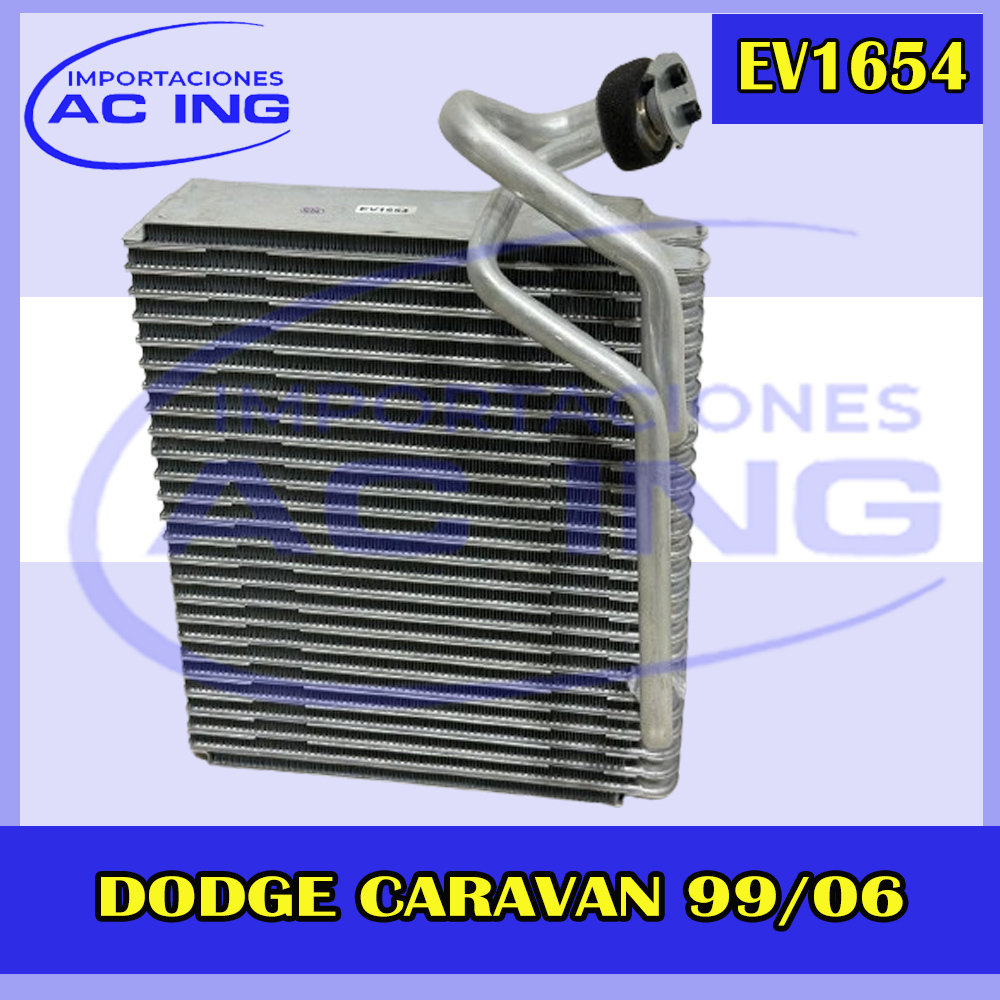 EVAPORADOR DODGE CARAVAN 99/06 REF EV1654 – IMPORTACIONES AC ING